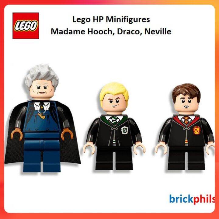 Lego HP Minifigures Madame Hooch, Draco, Neville | Lazada PH