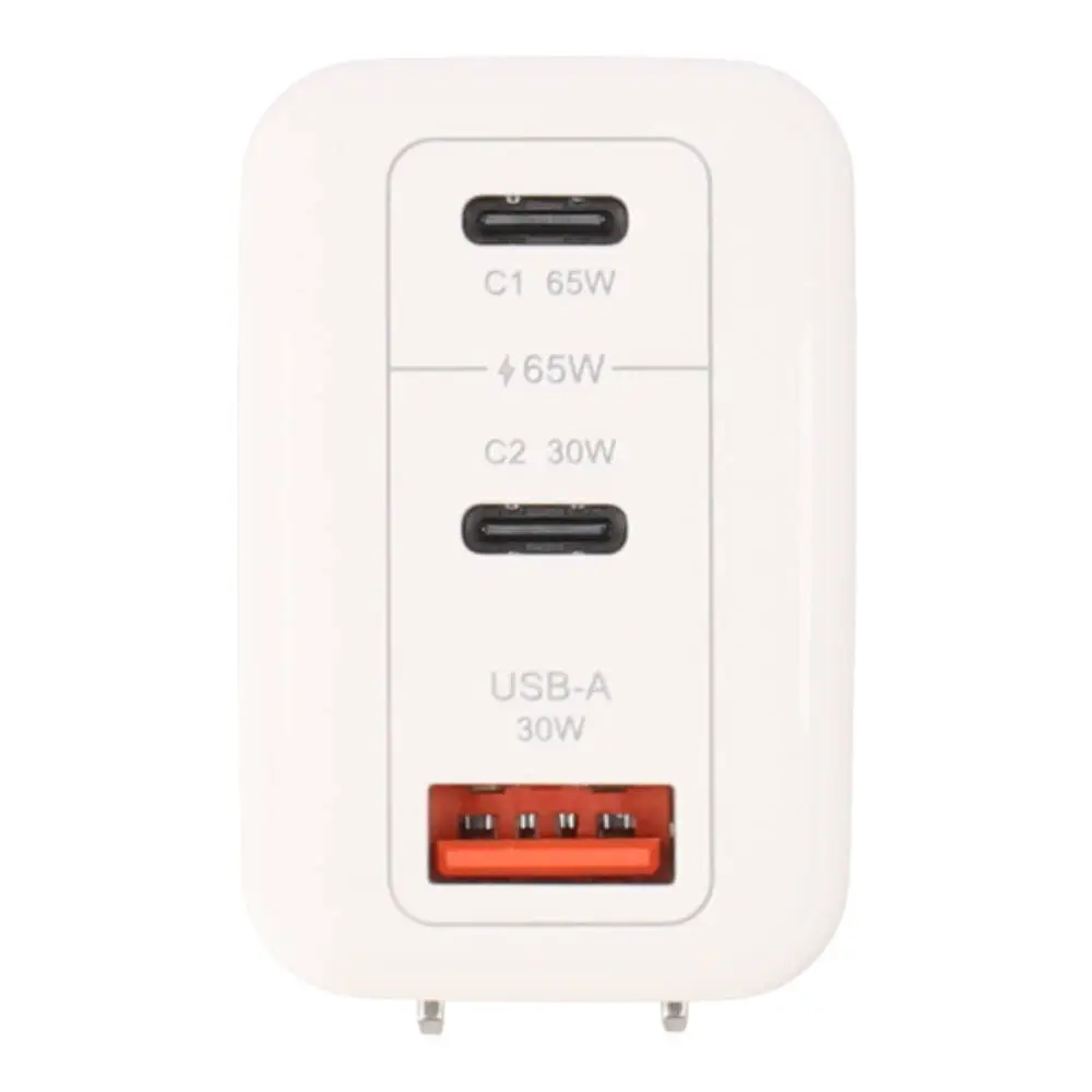 หัวชาร์จ Blue Box USB wall Charger USB-A/USB-C PD 65W GAN [HUU] White ...