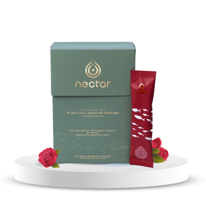 Nectar Gold 1 กล่อง สำหรับ 14 วัน Nectar Collagen ผลลัพธ์ที่ดีขึ้นใน 3 ...
