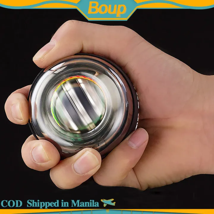 Wrist Trainer Ball With LED Light Forearm Exerciser Wrist Strengthener ...