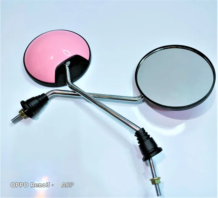 ebike fashionable side mirror, rounded shape, 6mm screw for scooters ...