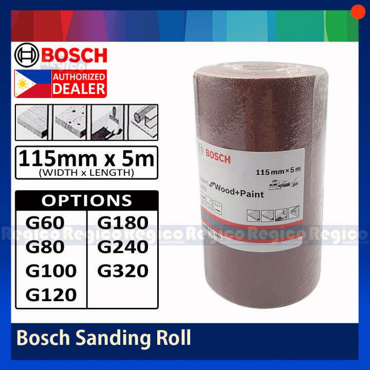 BOSCH Sanding Roll 115mm x 5mts Regico Hardware | Lazada PH