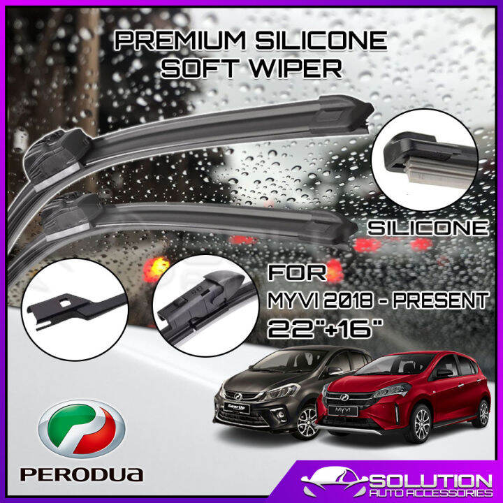 Japan Silicone Car Wiper For Perodua Myvi New (2018-2021) | Lazada