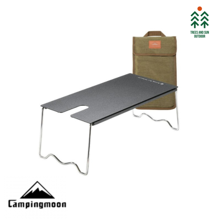 Campingmoon Folding Table Frosted Camping Table For Rocket Stove IGT ...