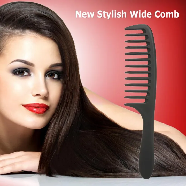 COOL HAIR Wide Tooth Comb Detangling Hair Wide Comb Round Teeth Hair ...