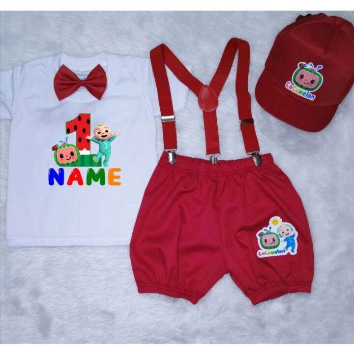 COCOMELON RED outfit/costume/photoshoot | Lazada PH