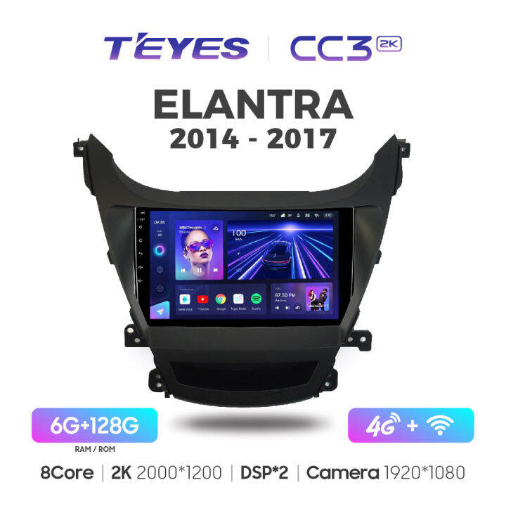 TEYES CC3 (Official) 9inch HYUNDAI ELANTRA (2014 - 2017) Android Head Unit / The Best Android ...