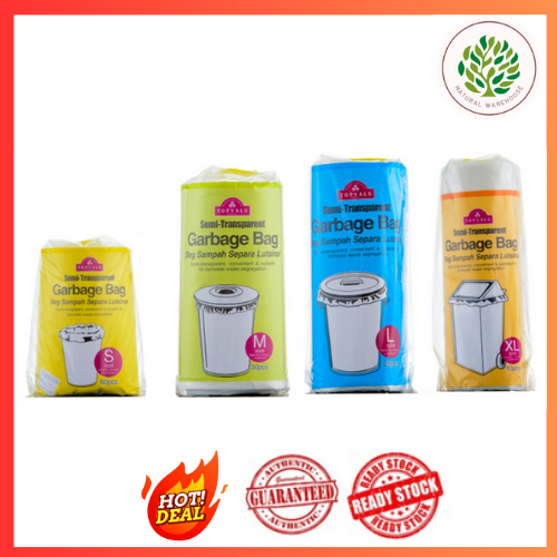 TOPVALU White/Semi Transparent Garbage Bag / Rubbish Bag - (S/M/L/XL) | Lazada
