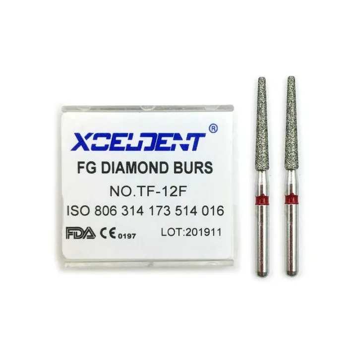 Dental Diamond Burs FG High Speed Burs for Polishing Smoothing Dental ...