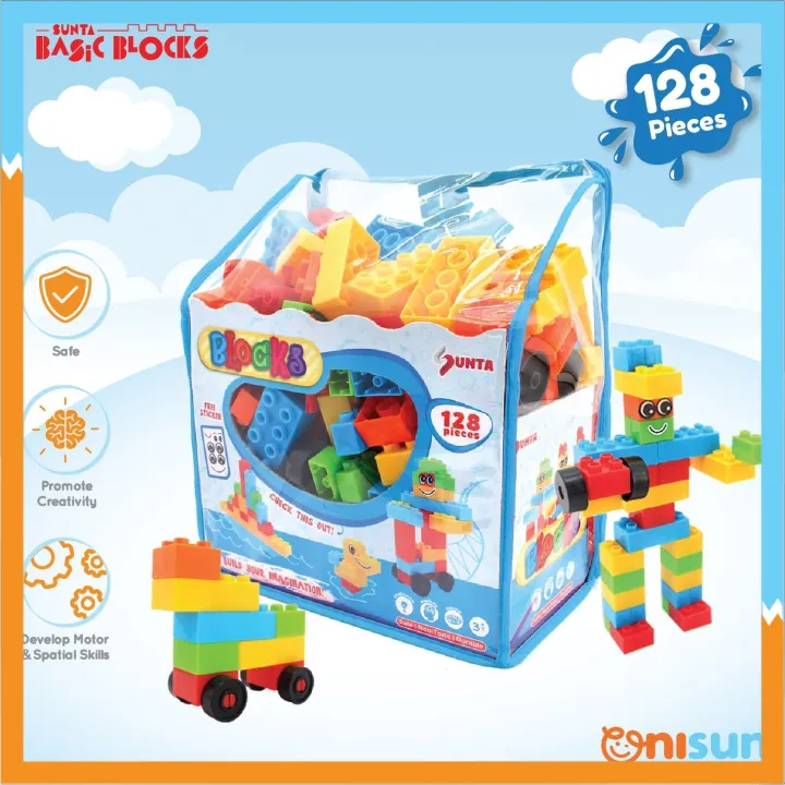 SUNTA Backpack Basic Building Block 128pcs | Lazada
