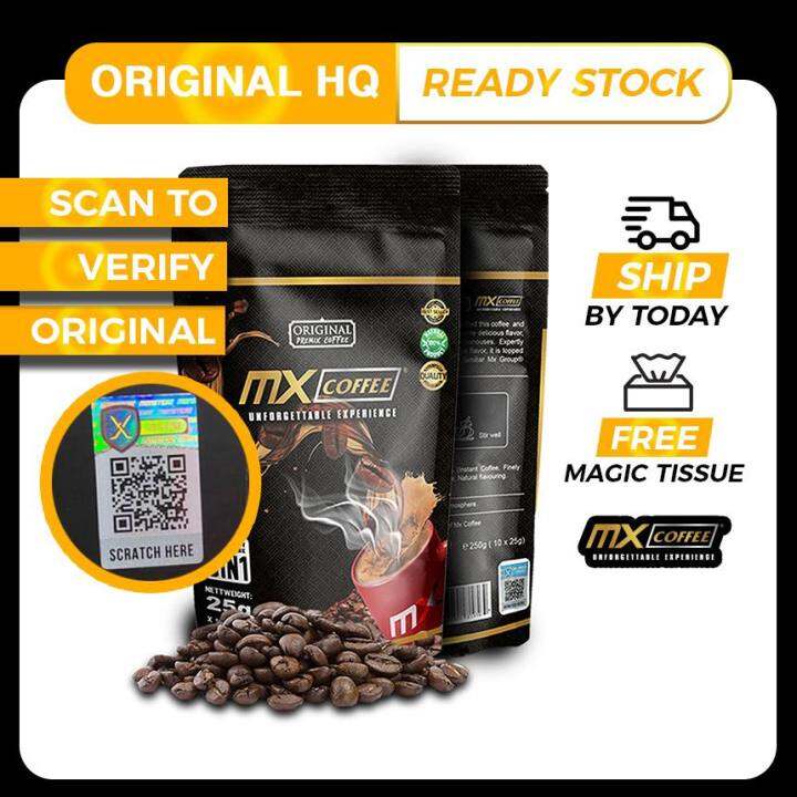[]MX COFFEE[] MX Kopi Original HQ 3 in 1 from HQ Black coffee aroma ...