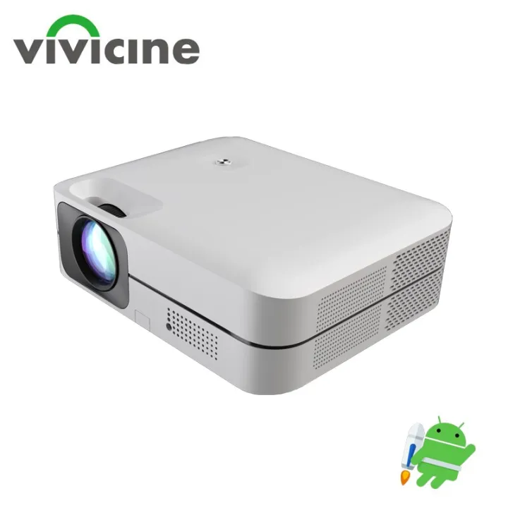 Vivicine K9 8000 Lumens Android 6.0 1080P LED Projector,Dust-Proof ...