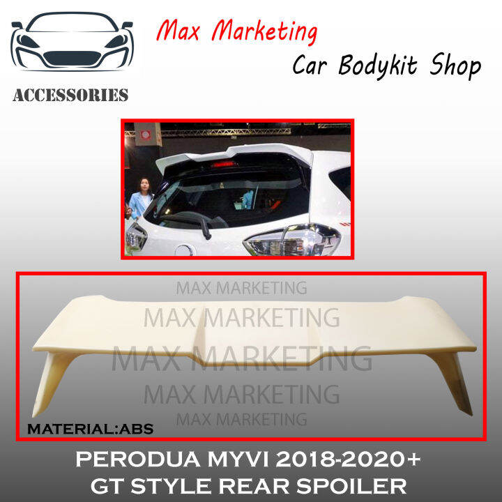 PERODUA MYVI GEN 3 2018-2020+ GT STYLE REAR ROOF SPOILER TAIL TRUNK ...