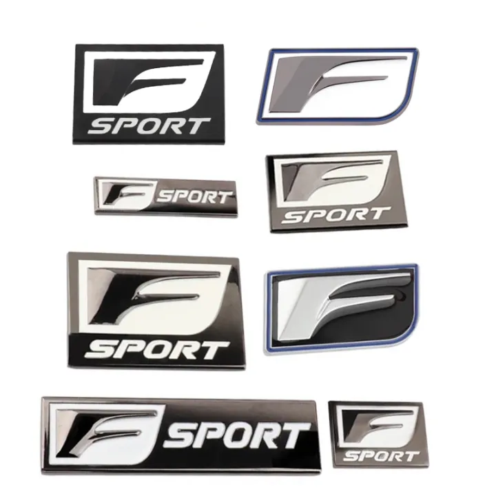 F Sport Lexus 3D Metal Badge Decal Rear Trunk Emblem Sticker for Lexus ...