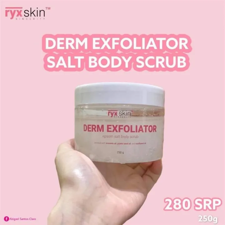 Original Ryx Derm Exfoliator Epsom Salt Scrub Robinshop99 | Lazada PH