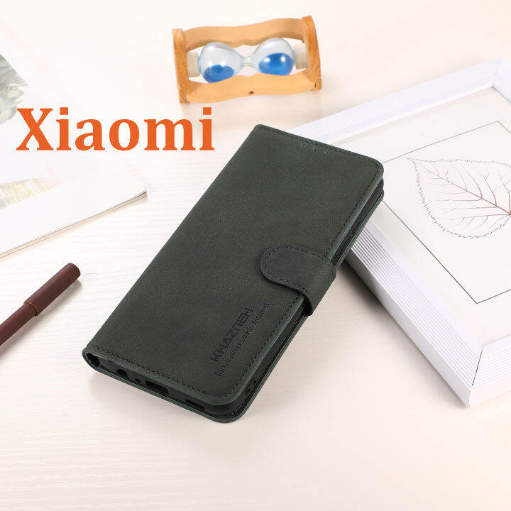 Xiaomi 13T/13T Pro Redmi 13C POCO C63 เคสฝากระเป๋าแบบพับได้หนังนิ่ม ...