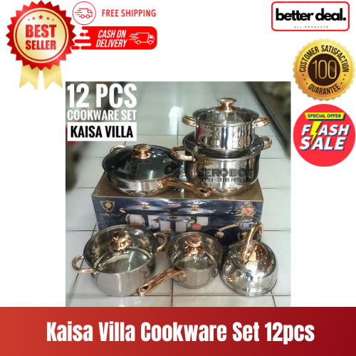 Kaisa Villa Cookware Set 12pcs | Lazada PH