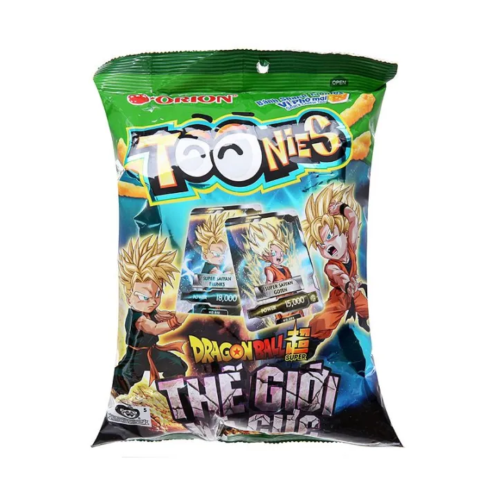 Snack Toonies Orion vị phô mai 38g giòn tan trong từng miếng bánh cùng ...