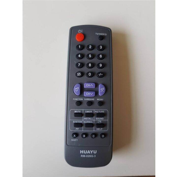 รีโมททีวีรวม sharp รุ่น RM-026G-3 | Lazada.co.th
