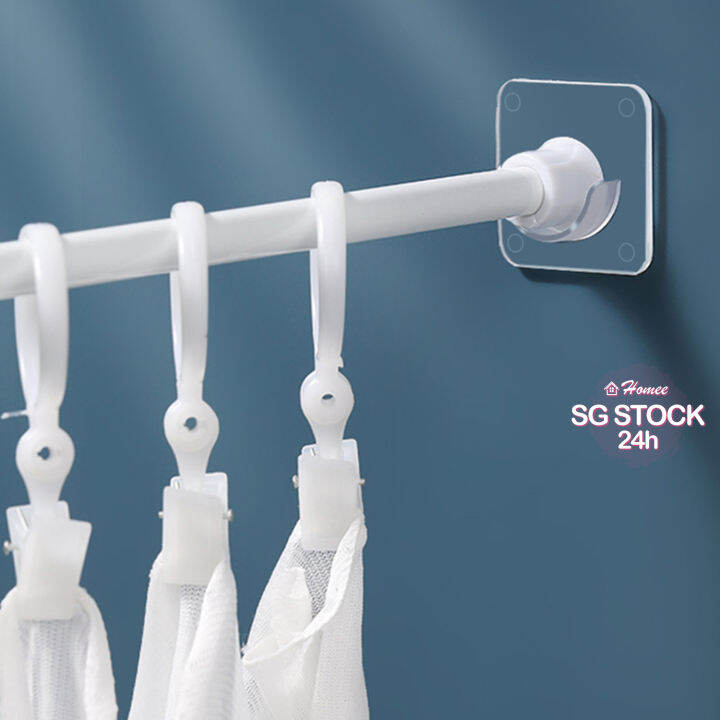 SG Japanese-style telescopic rod fixed bracket sticky bracket punch ...