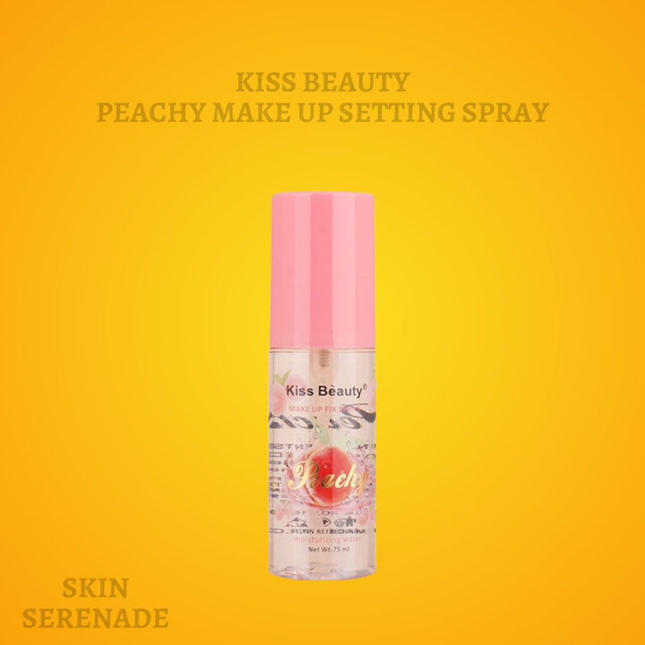 Kiss Beauty Peachy Make Up Fix Spray Setting Spray 75ml | Lazada PH