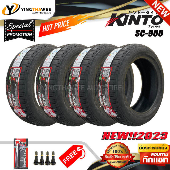 225/40R18 KINTO TIRE รุ่น SC-900 4 เส้น (ยางใหม่ปี2023) แถมจุ๊บลมยางแท้ ...