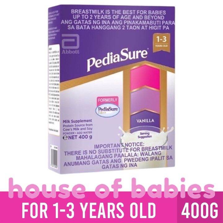 Pediasure 400G For 1 to 3 Years | Lazada PH