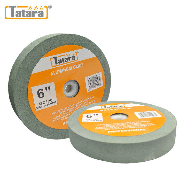 TATARA SCS Vitrified Grinding Wheel Green Silicon Carbide Square Edge 6 ...