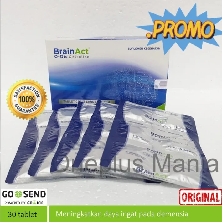 BRAINACT ODIS 500 MG BOX ISI 30 TABLET | Lazada Indonesia