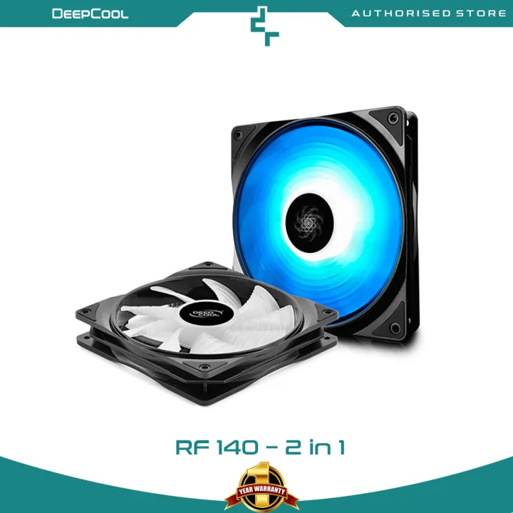 DEEPCOOL CASE FAN RGB RF-140 (2 IN 1) (DP-FRGB-RF140-2C) | Lazada PH