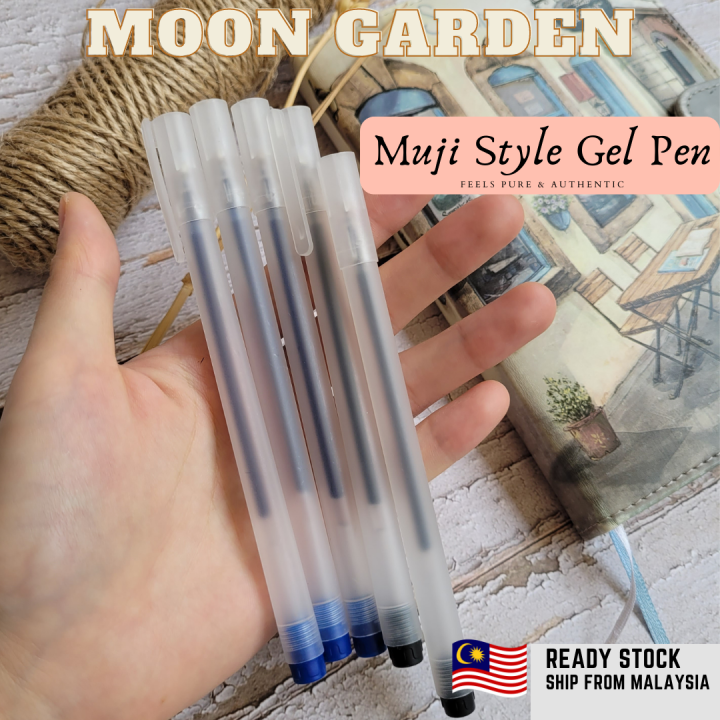 🇲🇾Ready Stock | MUJI Style 0.5mm Gel Pen Japanese Gel Pen | Writing ...