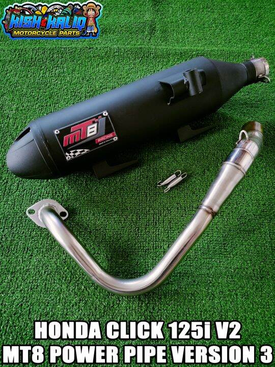 MT8 POWER PIPE VERSION 3 FOR HONDA CLICK 125i V2 | Lazada PH
