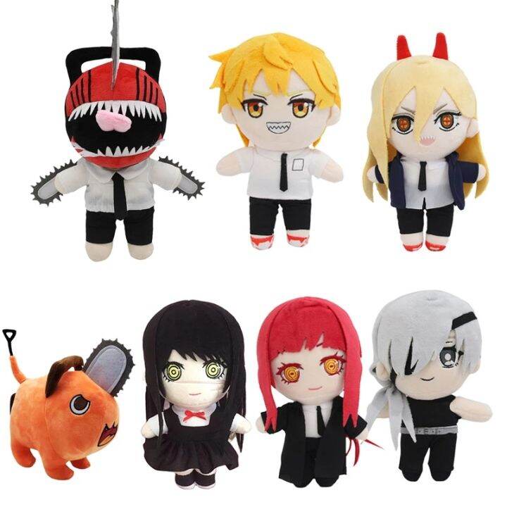 Hi Toy Chainsaw Man Makima Denji Power Pochita Quanxi Plush Dolls ...