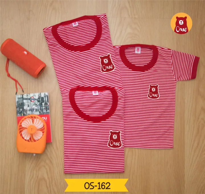 เสื้อครอบครัว เสื้อลายทาง OS162 | Lazada.co.th