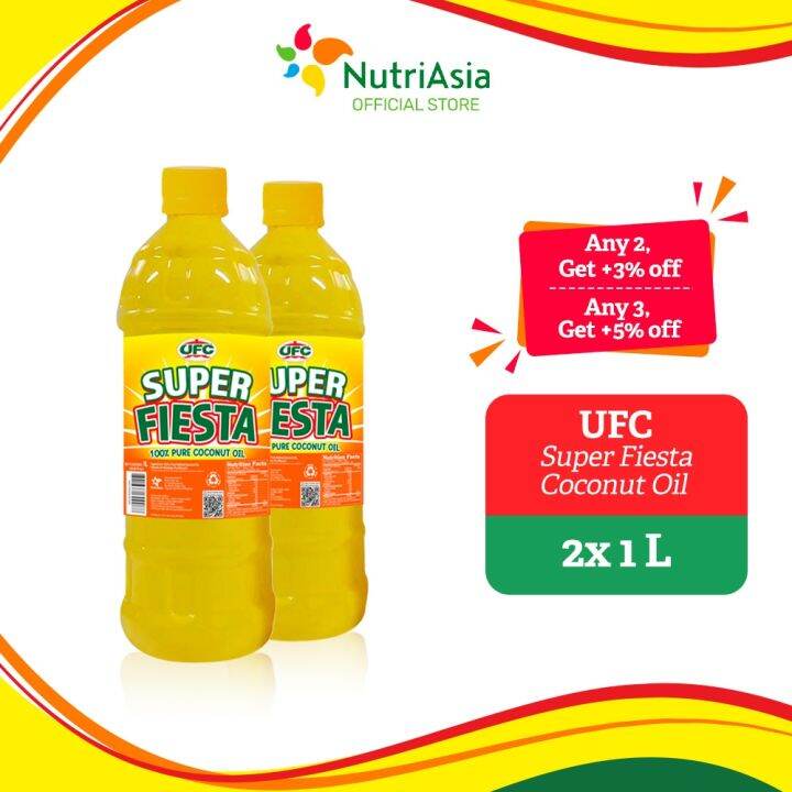 Hot UFC Super Fiesta Coconut Oil 1L PET Bundle of 2 | Lazada PH