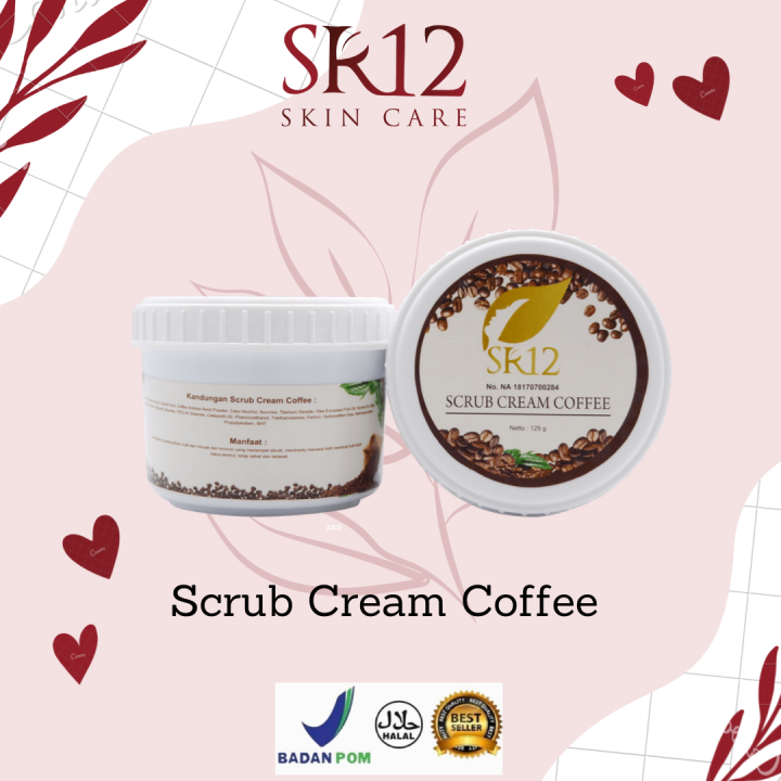 SCRUB CREAM COFFEE SR12 Krim Scrub Kopi Penghilang Belang Tangan ...