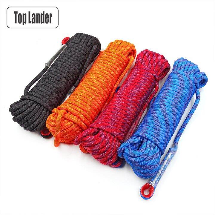 Outdoor 8Mm Climbing Rope Rock High Strength Static Survival Emergency ...