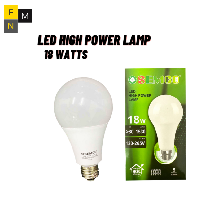 SEMCO Super Bright LED Power Lamp 18 watts | Lazada PH