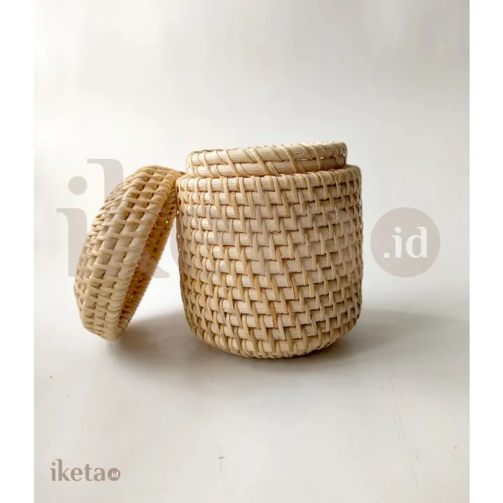 Kerajinan Tangan / Handmade / Anyaman Rotan Asli / Keranjang / Tempat ...