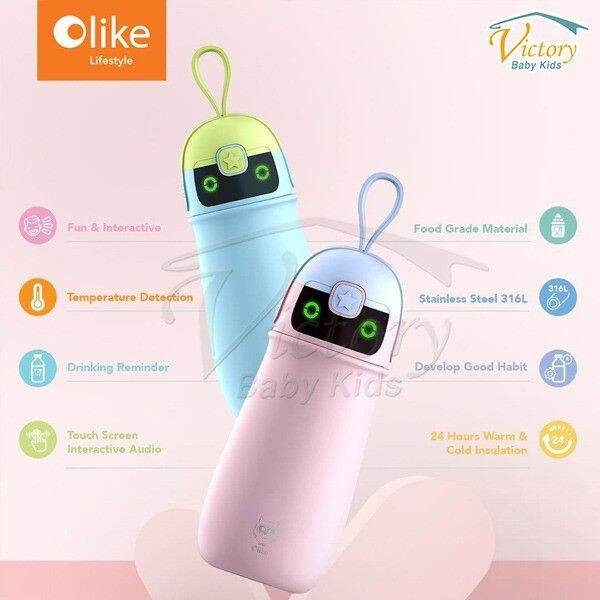 Olike Smart Bottle Food Grade Stainless Steel | Lazada Indonesia
