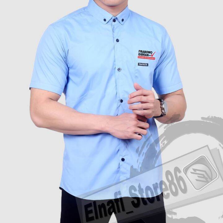BAJU KAMPANYE Kemeja Prabowo gibran Gemoy sablon DTF kualitas premium | Lazada Indonesia