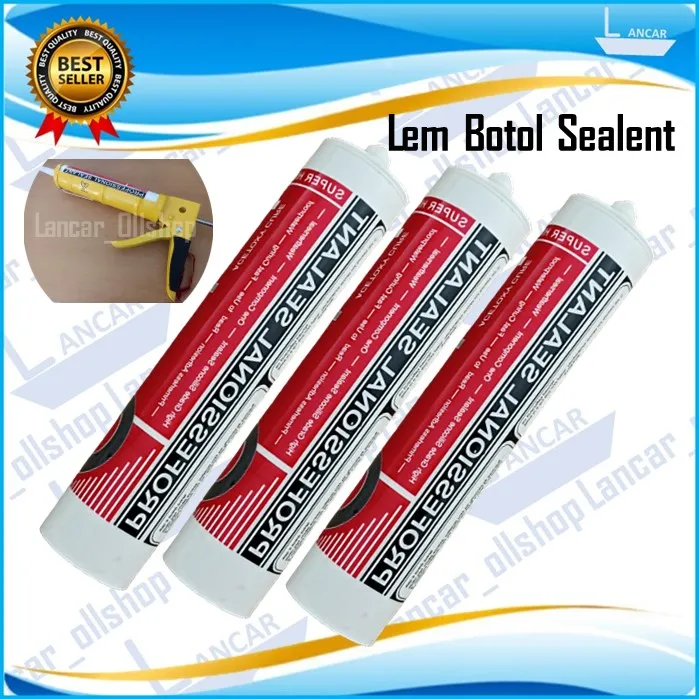 Lem Kaca Aquarium Bening Hitam Sealant Silikon Silicone Silent Silen ...