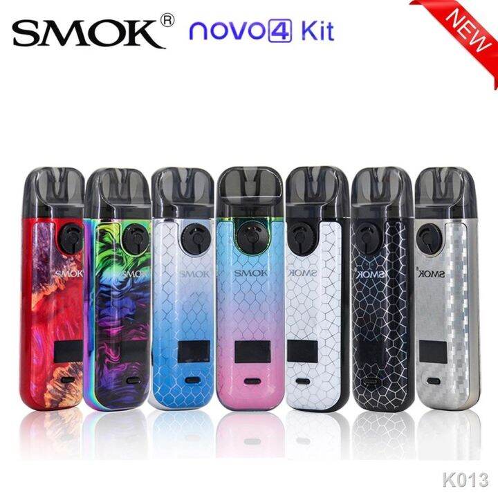 ஐ№Original SMOK Novo 4 Pod Kit with 800mAh Battery NOVO4 Cartridges LP1 ...