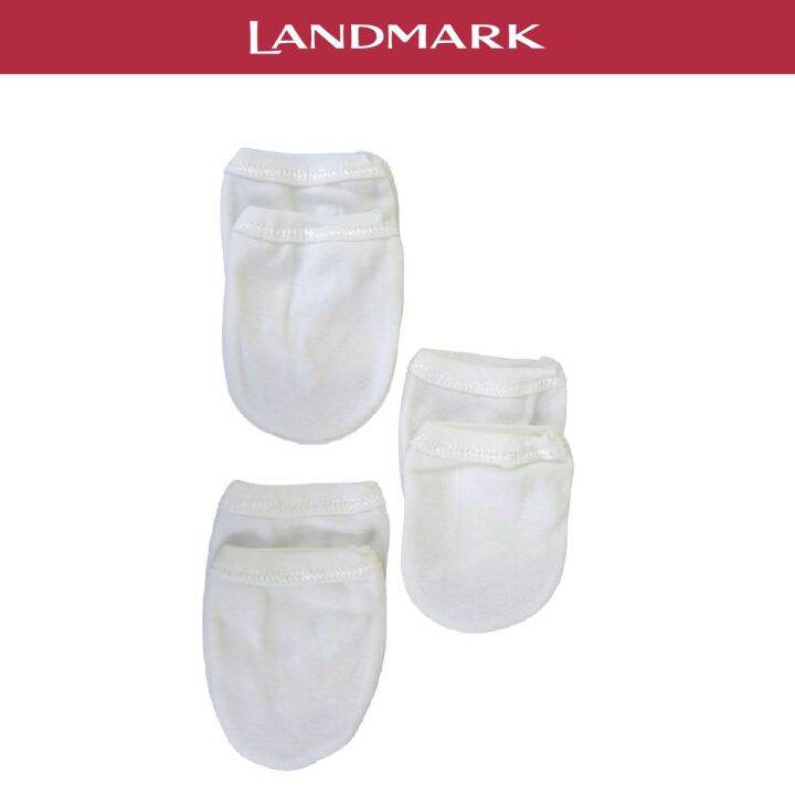Landmark Mittens 3 in 1 With Tie White | Lazada PH