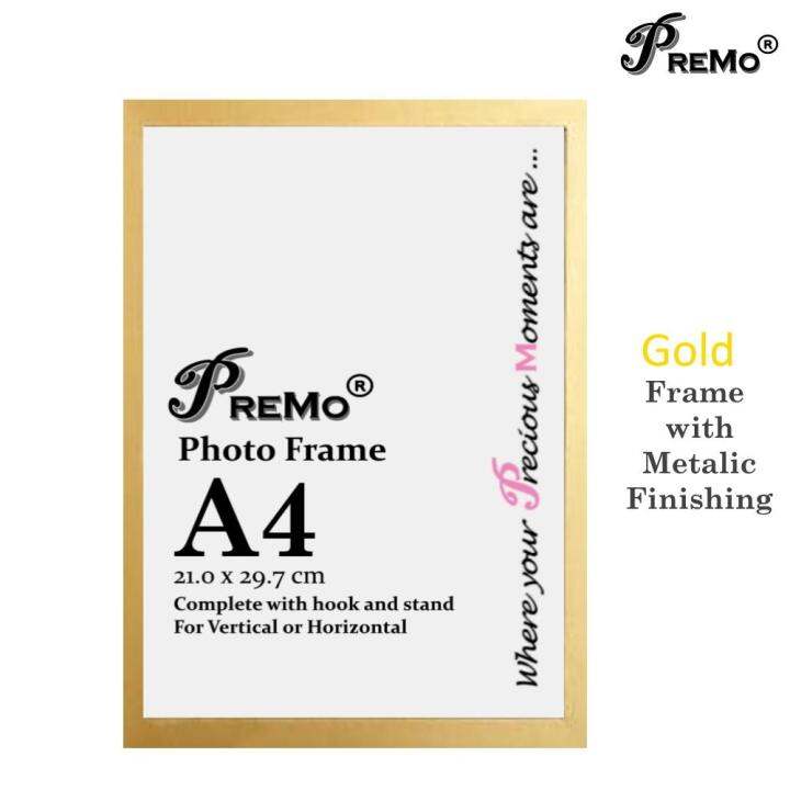 PREMO Gold Frame for A4 Certificate / Document (Bingkai Sijil ...