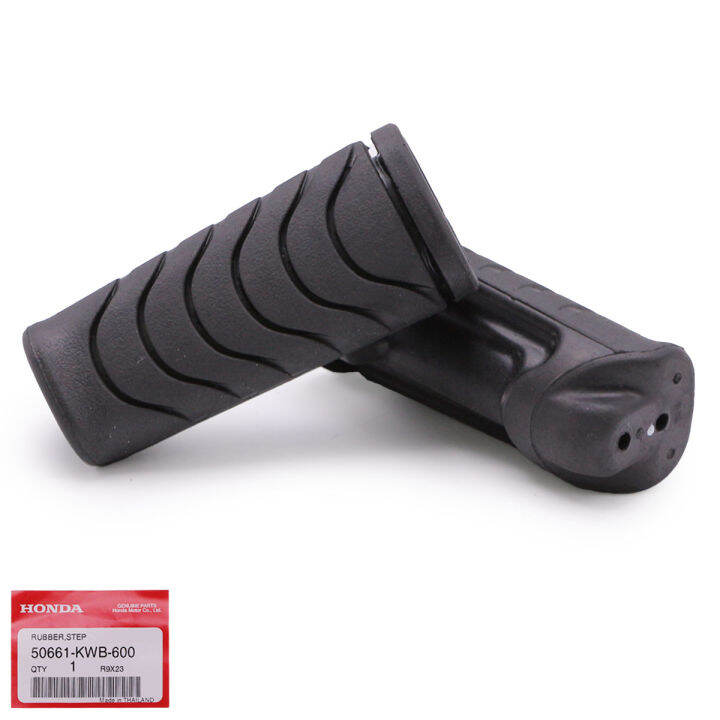 ยางพักเท้า รถมอเตอร์ไซค์ ของแท้ สีดำ สำหรับ ฮอนด้า Honda CZ-1, Wave110i ...