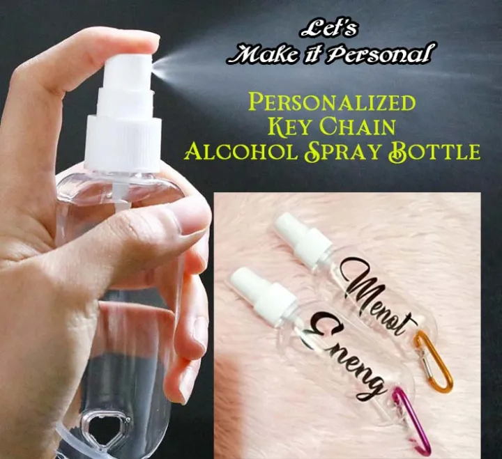 Personalized Key Chain Alcohol Spray Bottle | Lazada PH