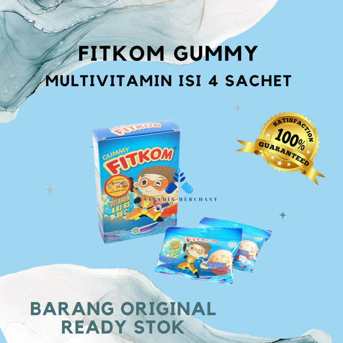 fitkom gummy multivitamin isi 4 sachet | Lazada Indonesia