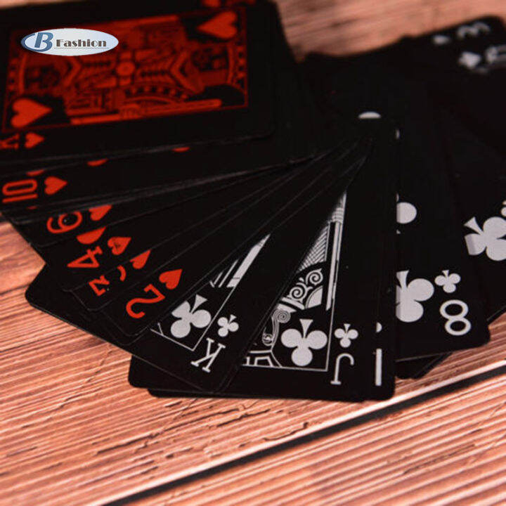 B-F 1Set/54pcs Waterproof Plastic PVC Playing Cards Collection Poker ...