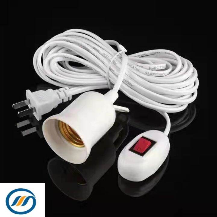 GM Lamp Bulb Holder With Switch LED Light Bulb Extension Socket E27 | Lazada PH